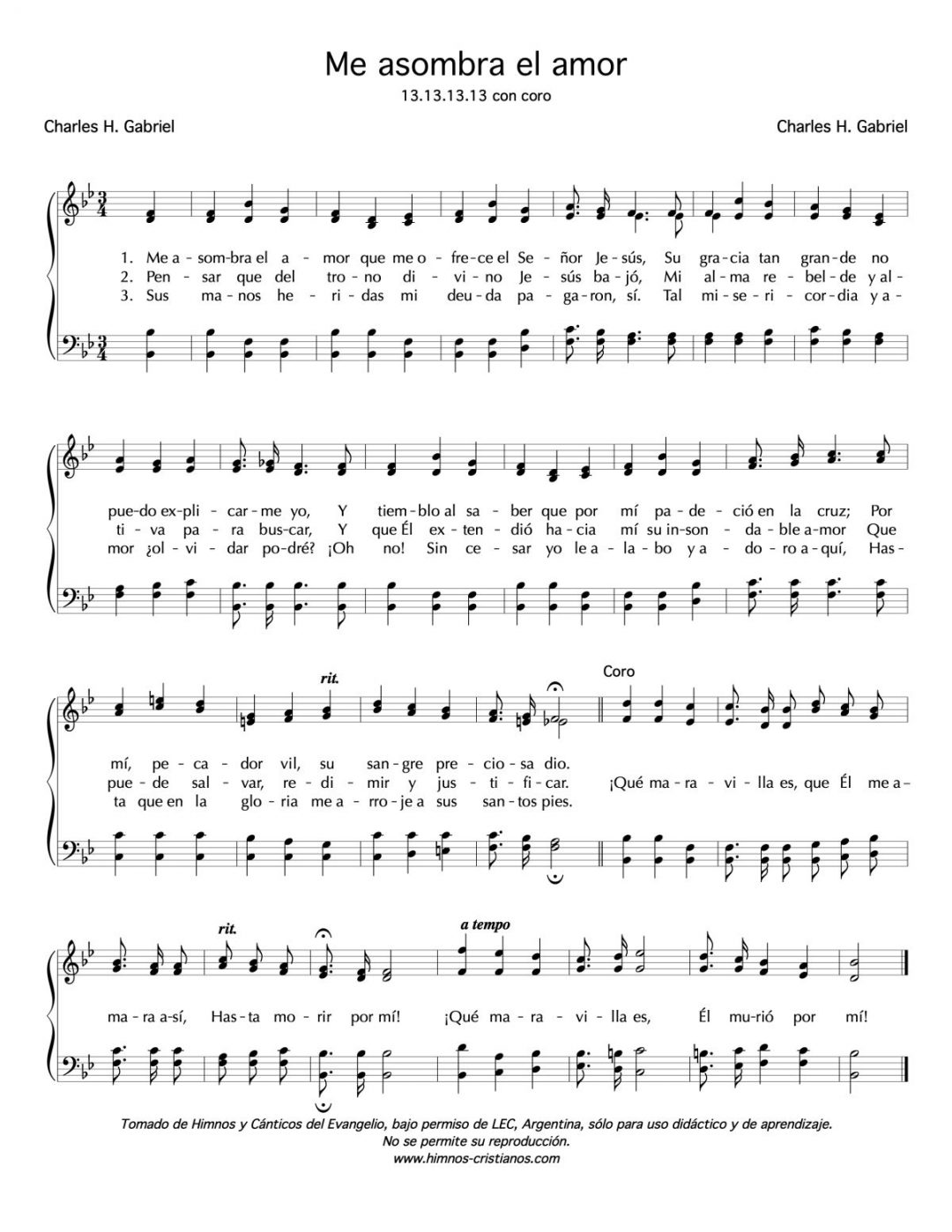 Me asombra el amor - Himnos Cristianos Me asombra el amor - Himnos Cristianos