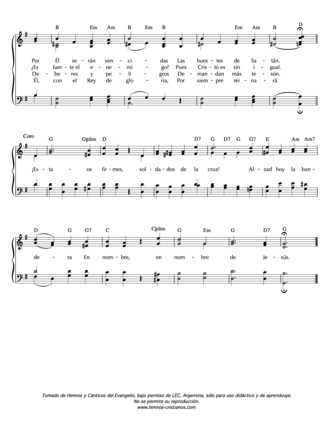 Estad por Cristo firmes - Himnos Cristianos
