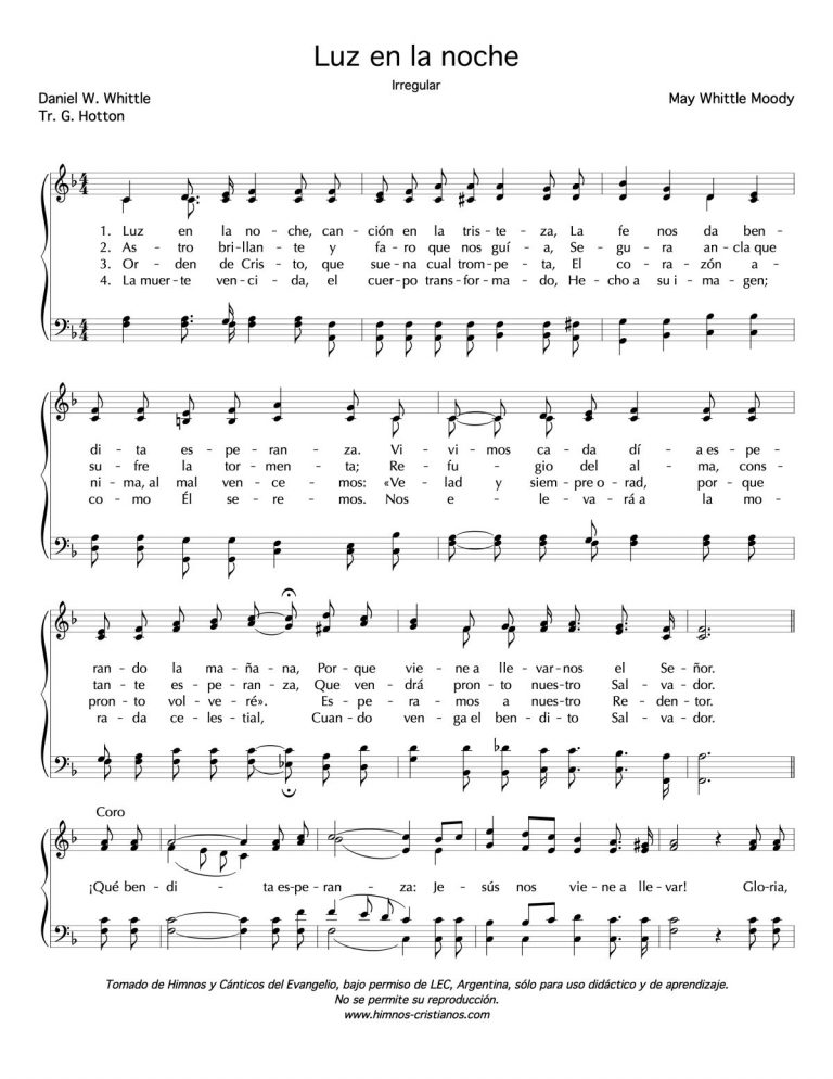 Luz en la noche - Himnos Cristianos